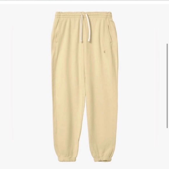 Everlane | Pants & Jumpsuits | Pale Yellow Everlane Sweatpants Small ...